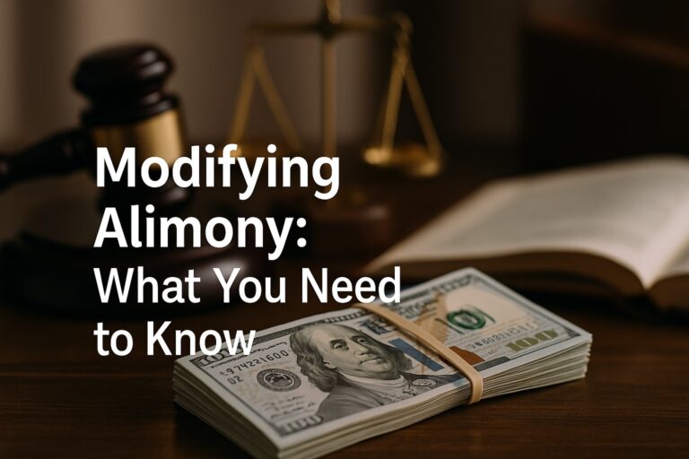 Modifying Alimony: What You Need to Know - Weiner Law Group LLP.